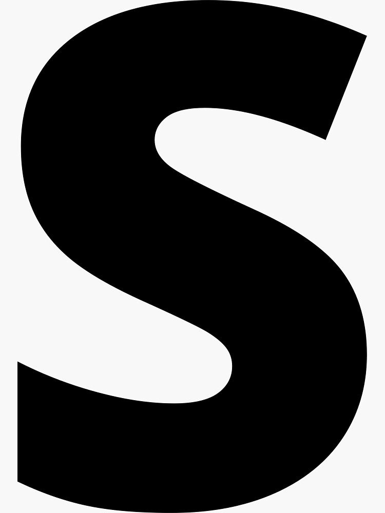 "LETTER S" Sticker for Sale by Ebooks2021 | Redbubble
