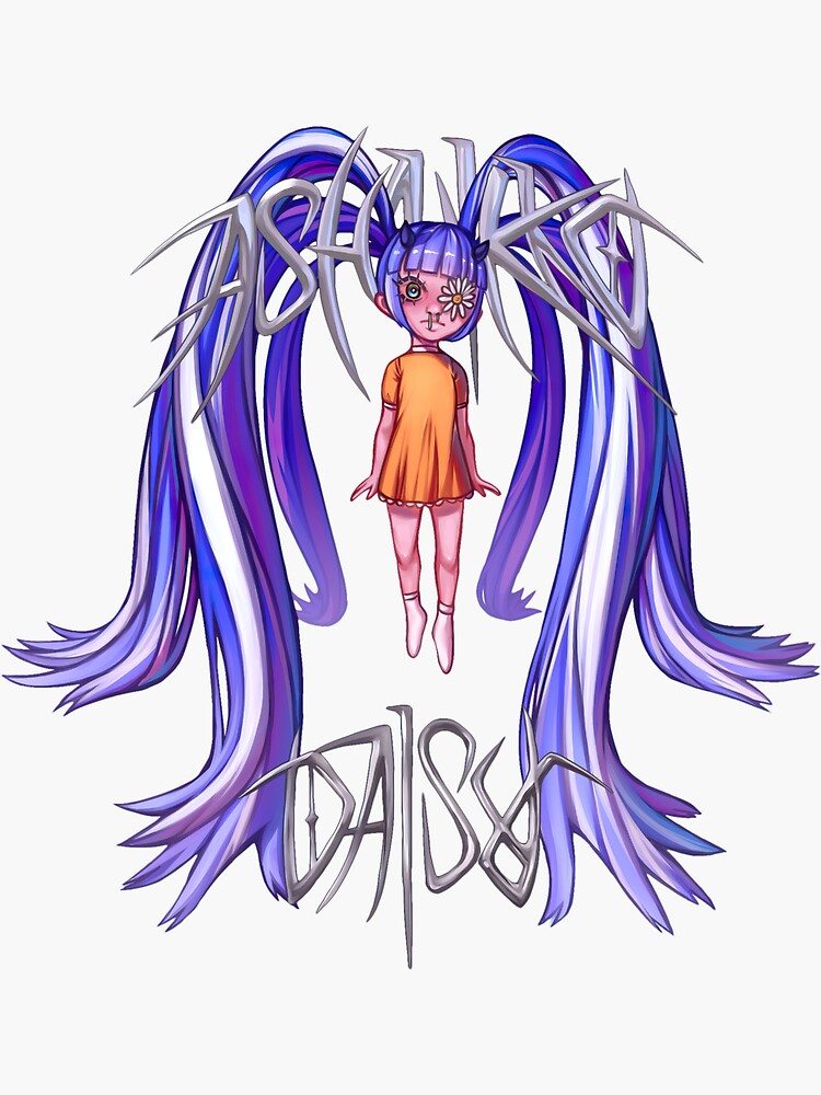 "Ashnikko" Sticker for Sale by Twiver | Redbubble