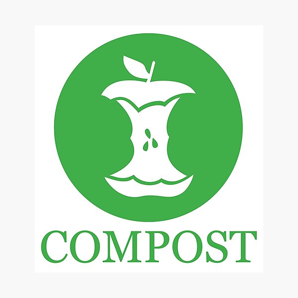 "Compost Symbol" Photographic Print for Sale by jmirvish | Redbubble