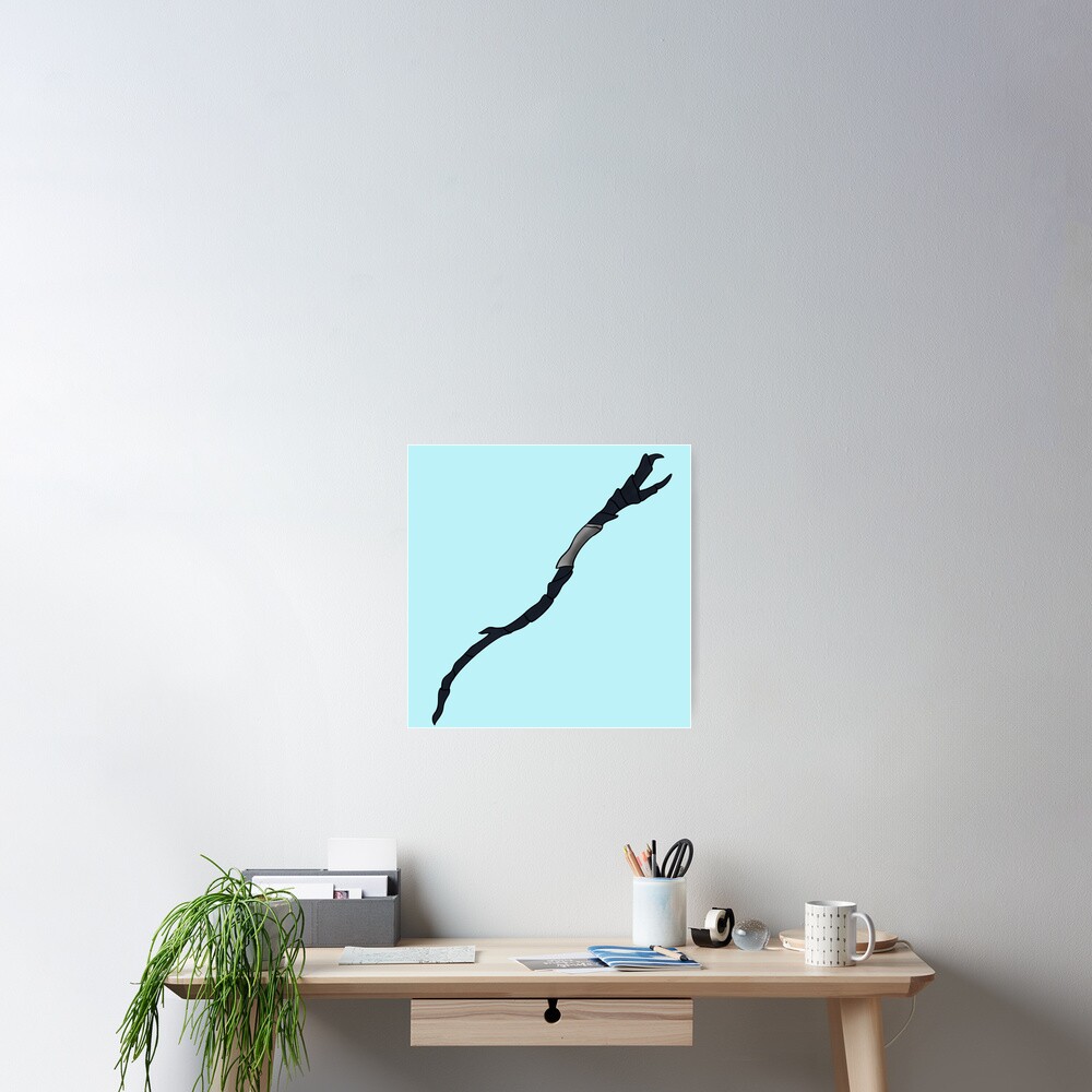 "Shadow Staff" Poster for Sale by maplefoot | Redbubble