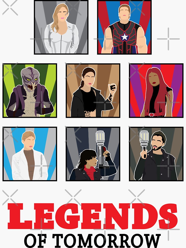 "Evil Legends" Sticker for Sale by CatsBag | Redbubble
