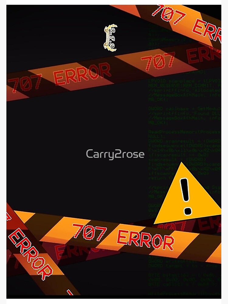 "Mystic Messenger Error 707" Spiral Notebook for Sale by Carry2rose ...