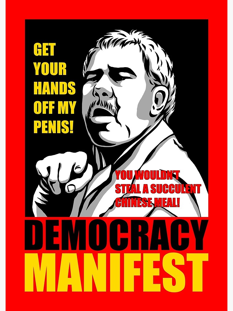 "democracy manifest" Poster by TheaLita | Redbubble