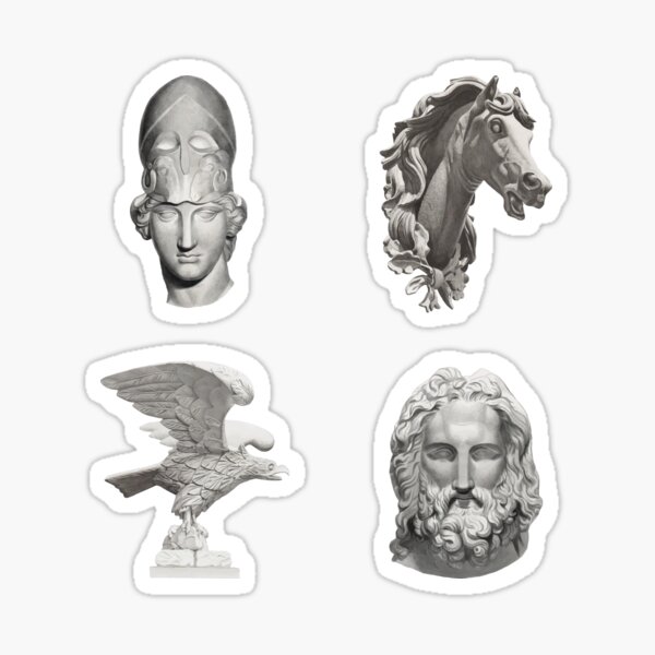 "Greek Sculpture Set" Sticker for Sale by WorldCulture | Redbubble