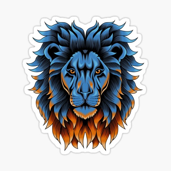 "The Lion" Sticker by auroradesignco | Redbubble