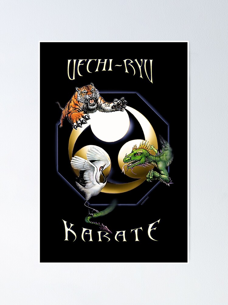 "Uechi Ryu Karate Soul Budo - Martial Arts Design" Poster for Sale by ...