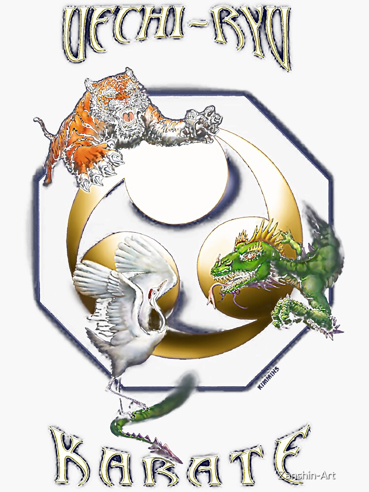 "Uechi Ryu Karate Soul Budo - Martial Arts Design" Sticker for Sale by ...