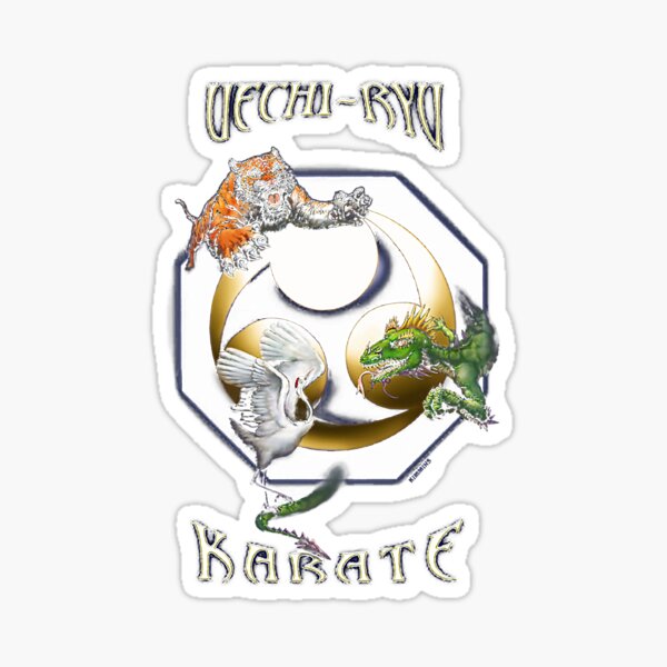 "Uechi Ryu Karate Soul Budo - Martial Arts Design" Sticker for Sale by ...