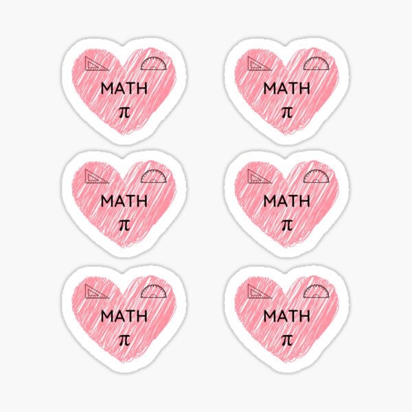 "I Love Math Heart 2022" Sticker for Sale by evergreenmerch | Redbubble