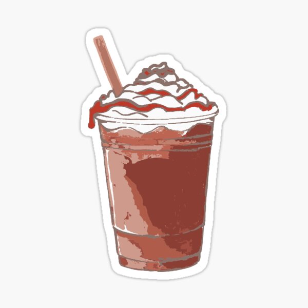"Chocolate caramel milkshake" Sticker for Sale by Yummyyums | Redbubble