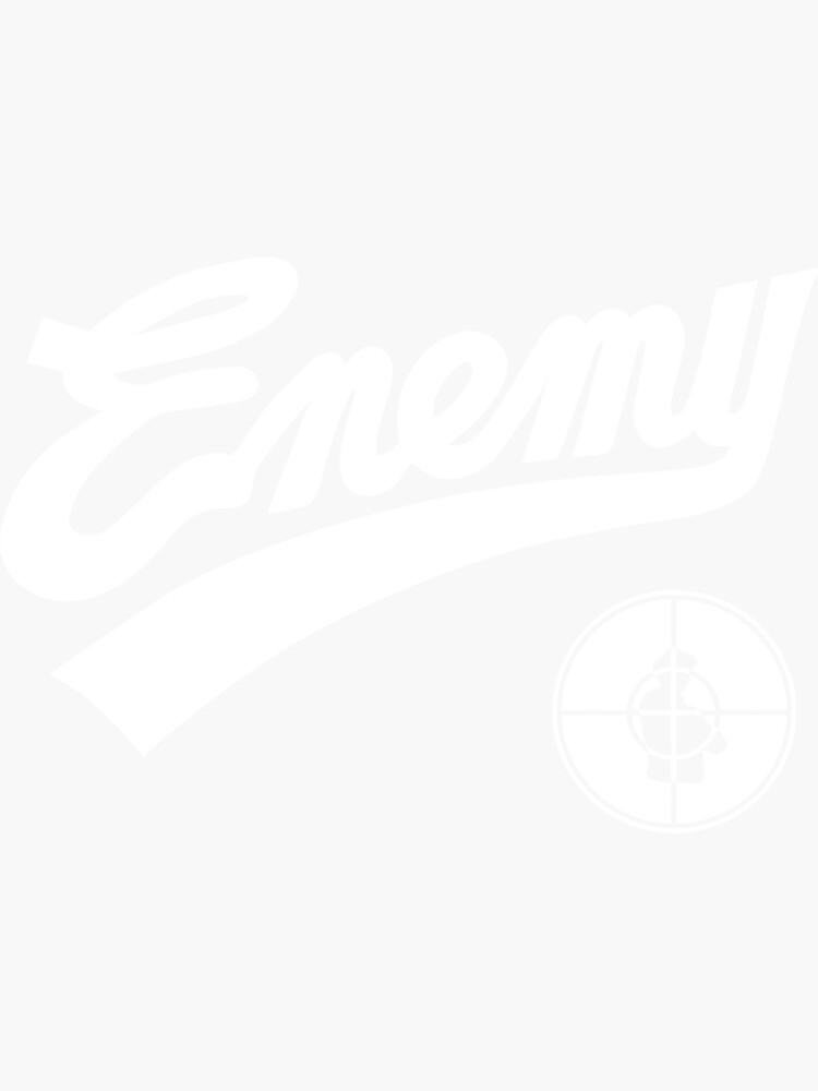 "Public Enemy For Fans" Sticker for Sale by MargarettaBatz | Redbubble