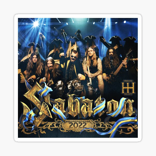"war to end all wars tour 2022 masjanu sabaton" Sticker for Sale by ...