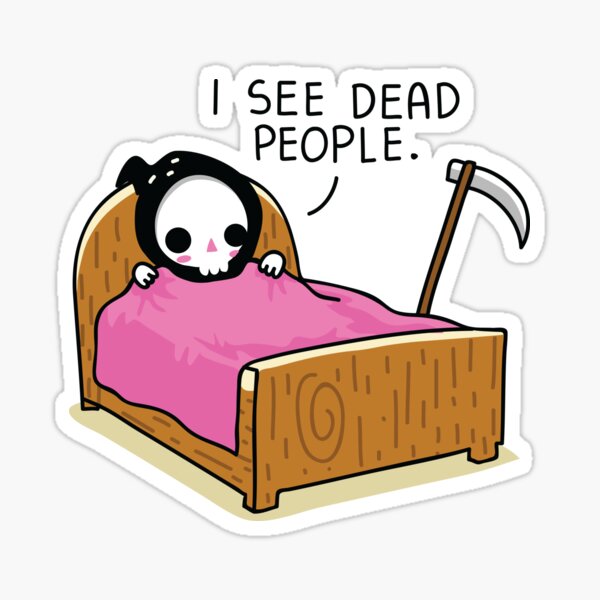 "Dead people" Sticker by AndresColmenare | Redbubble