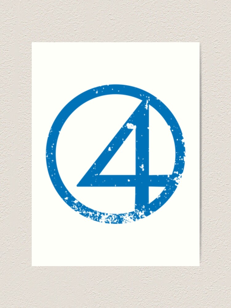 "fantastic 4 logo " Art Print for Sale by ArtkeyDesign | Redbubble