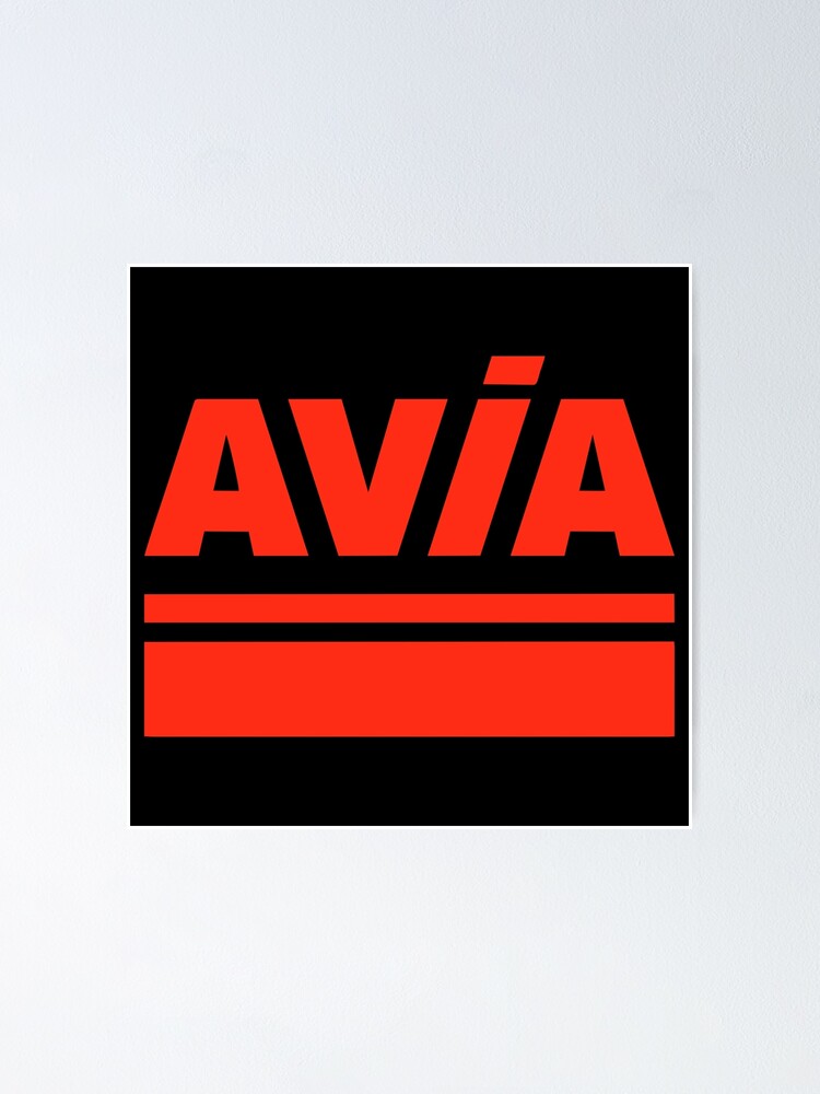 "Best Famous AVIA Logo" Poster for Sale by hluksanub | Redbubble