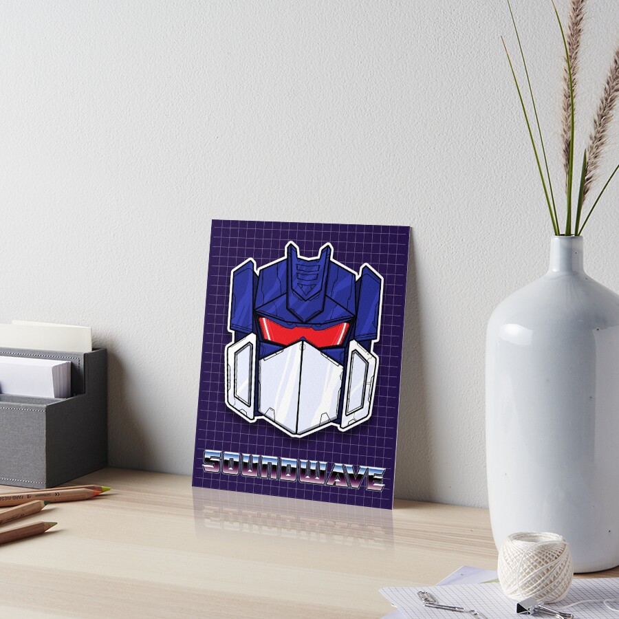 "Transformers: Soundwave" Art Board Print by Lordnipple | Redbubble