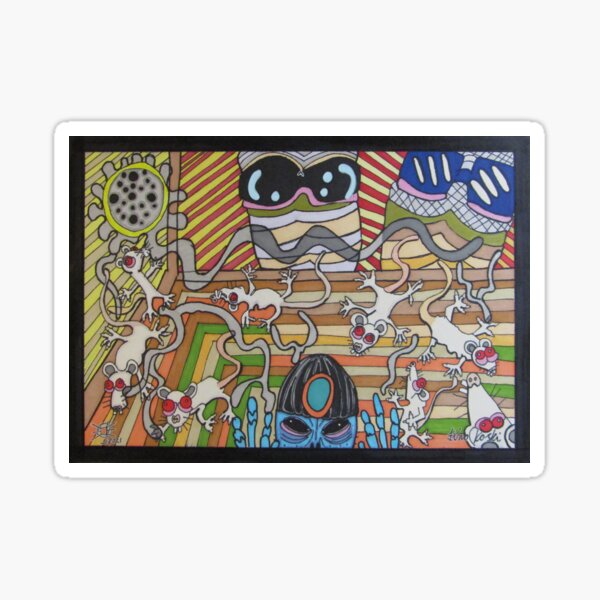 "Escape Area 03" Sticker by ege0k | Redbubble