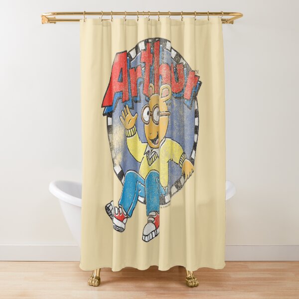 "Kid Animation Distressed Waving" Shower Curtain for Sale by EveNew5 ...