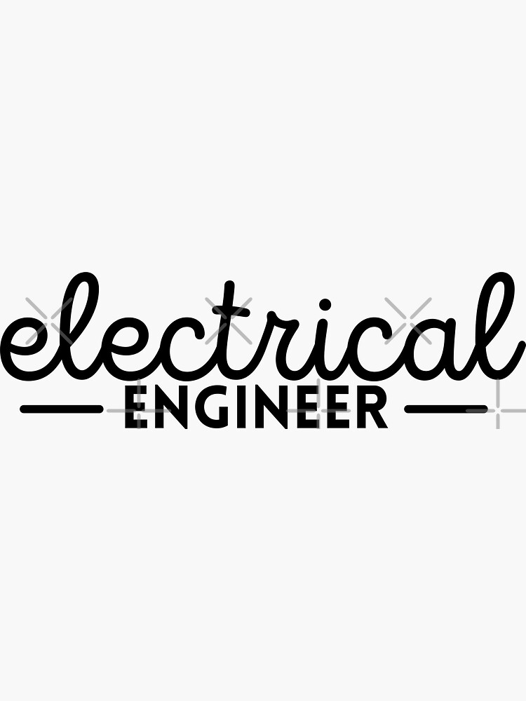 "electrical engineer" Sticker by Artypil | Redbubble
