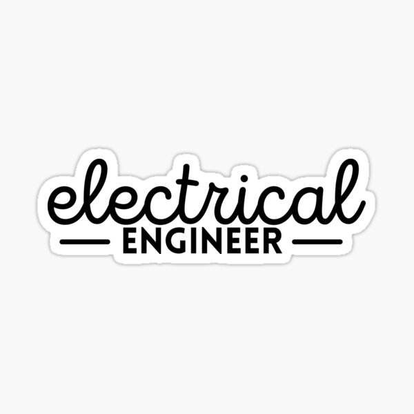 "electrical engineer" Sticker by Artypil | Redbubble