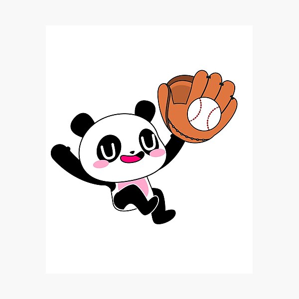 "So Cute softball panda " Photographic Print for Sale by Mayasirira ...