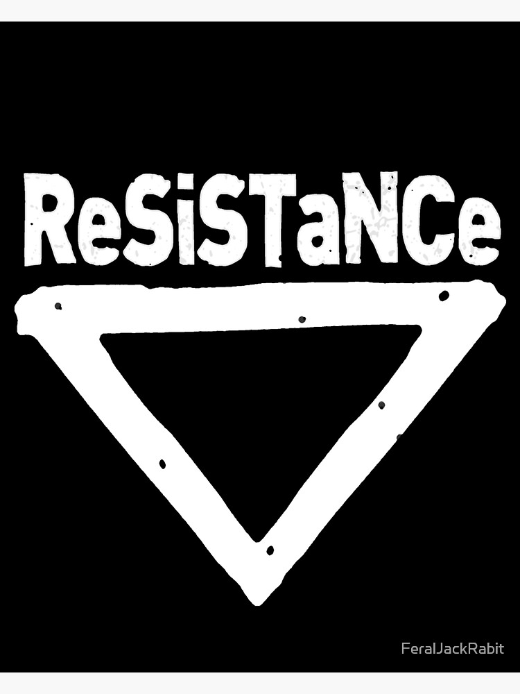 "Resistance" Sticker by FeralJackRabit | Redbubble
