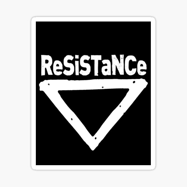 "Resistance" Sticker by FeralJackRabit | Redbubble