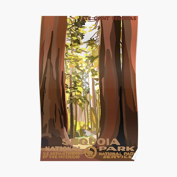 "Sequoia National Park" Poster by Making-Waves | Redbubble