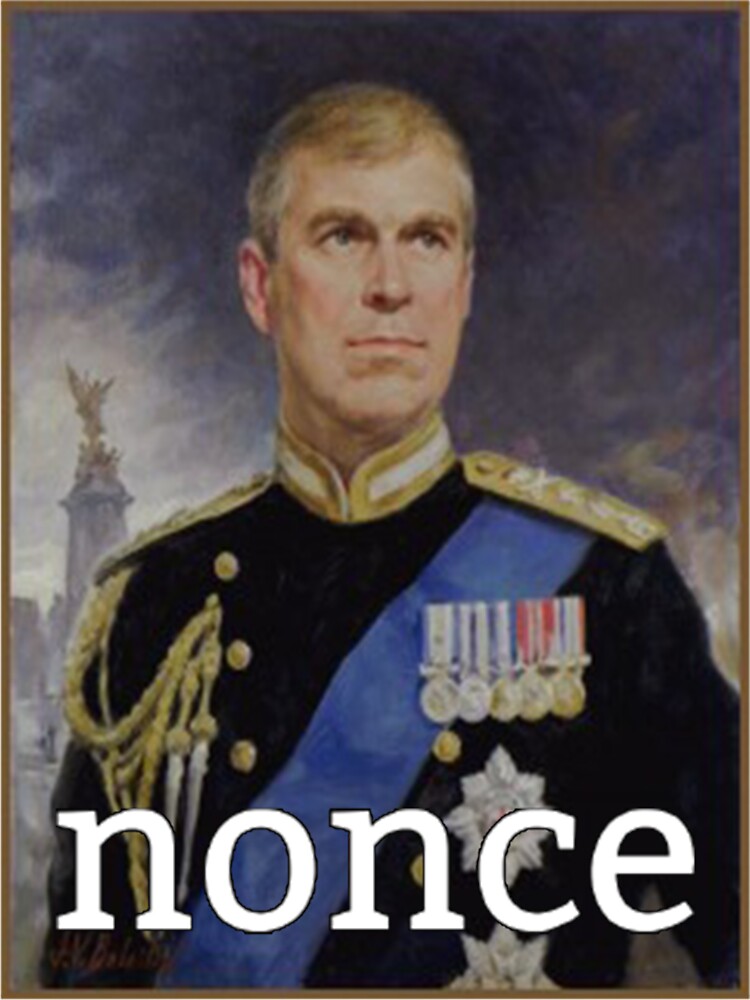 "Prince Andrew Nonce Premium " Sticker by XMakena | Redbubble