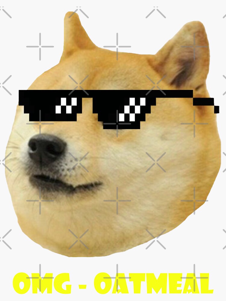 "Oatmeal Meme" Sticker for Sale by Tshirtnice1x | Redbubble