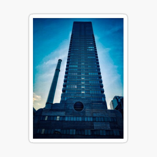 "Blue Sky & Skyscraper " Sticker for Sale by eleonoraingrid | Redbubble