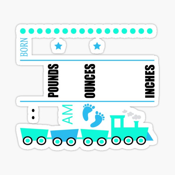 " BIRTH ANN TRAIN | BABY LOVERS" Sticker by edOx | Redbubble