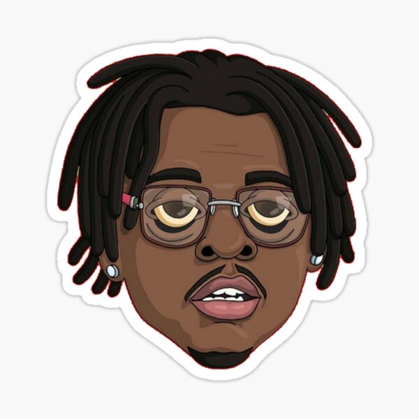 "Gunna cartoon " Sticker by guilteebyy | Redbubble