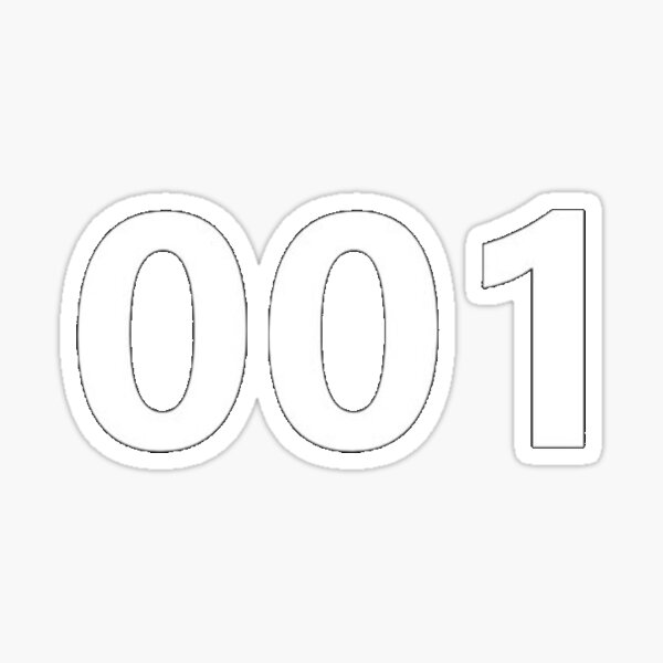 "player 001" Sticker by rookie2022 | Redbubble