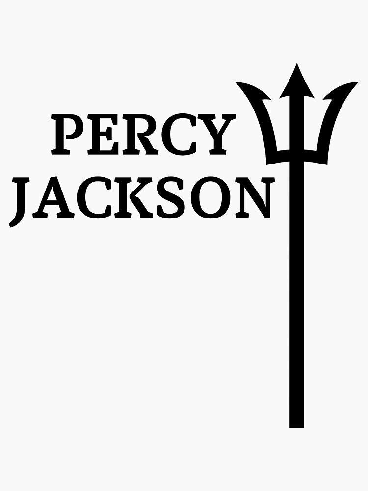"Percy Jackson Logo" Sticker by Julietasaf | Redbubble