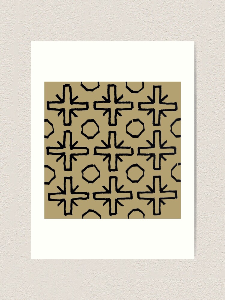 Lámina artística «cruz, patrones simples, figuras geometricas, dibujos ...