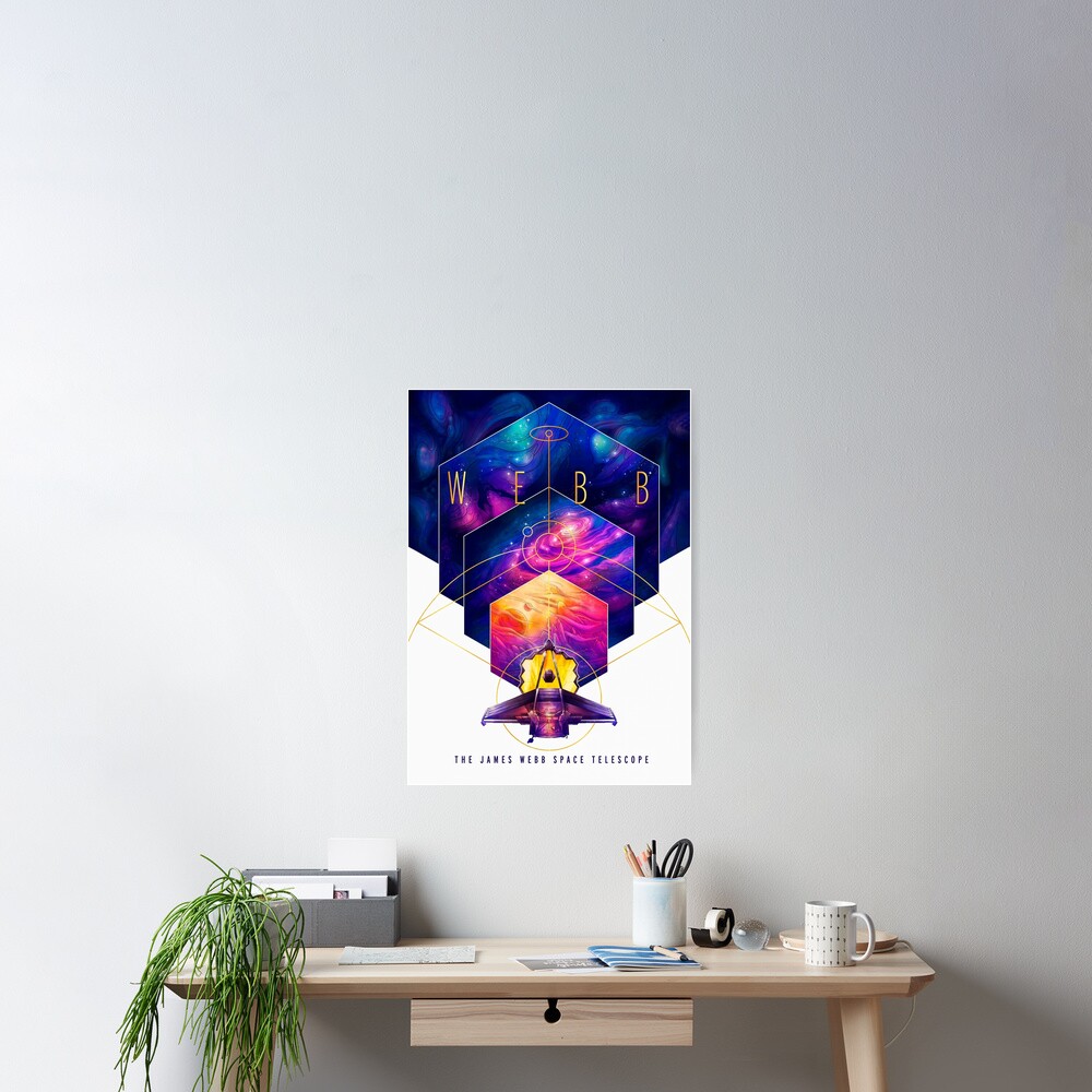 "James Webb Space Telescope, NASA/JPL poster" Poster for Sale by ...