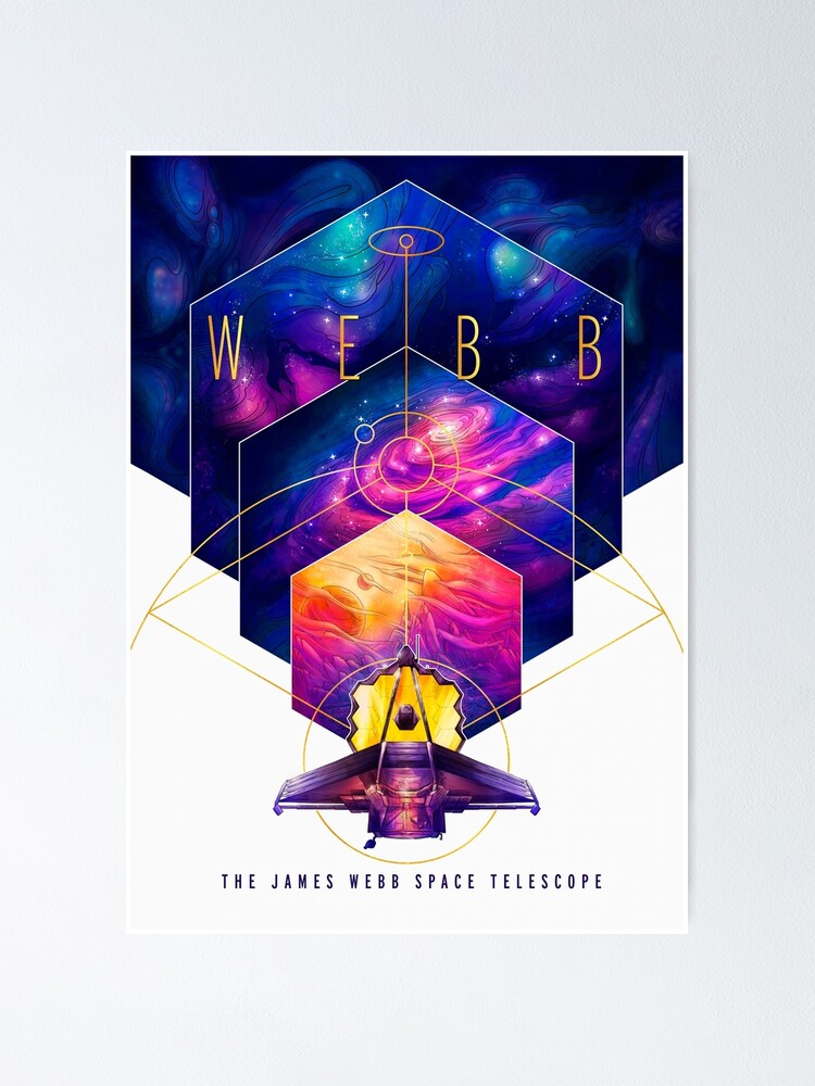"James Webb Space Telescope, NASA/JPL poster" Poster for Sale by ...