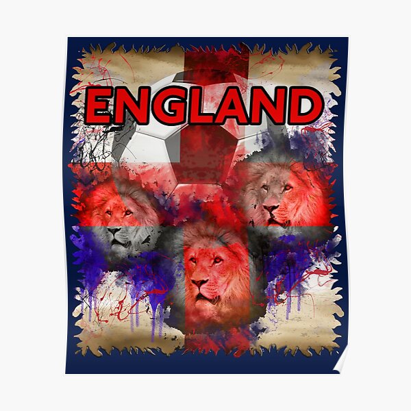 "England Football, three lions England supporter, English football fan ...