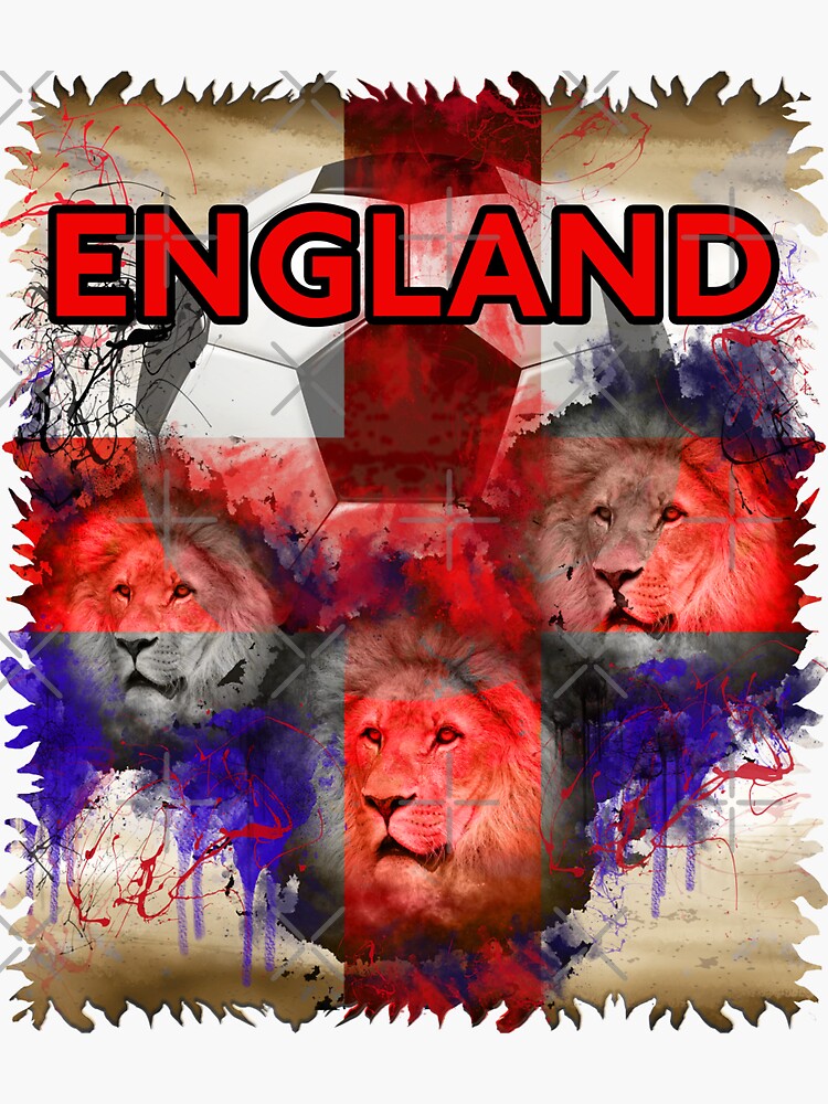 "England Football, three lions England supporter, English football fan ...