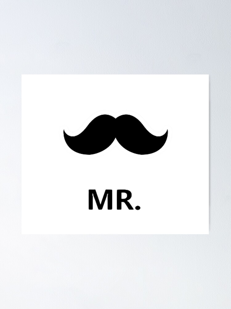 "MR." Poster for Sale by NFGAME | Redbubble
