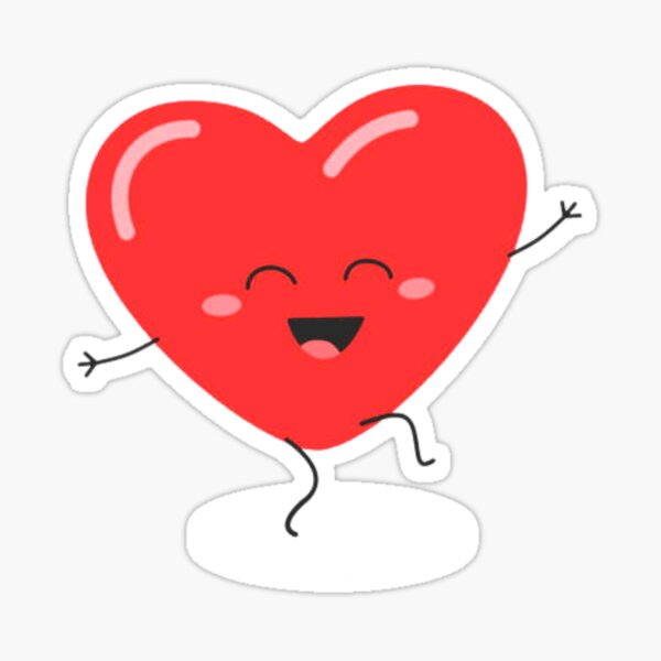 "Boys Valentines Day Kids Dabbing Heart Love Dab Dance Gifts" Sticker ...
