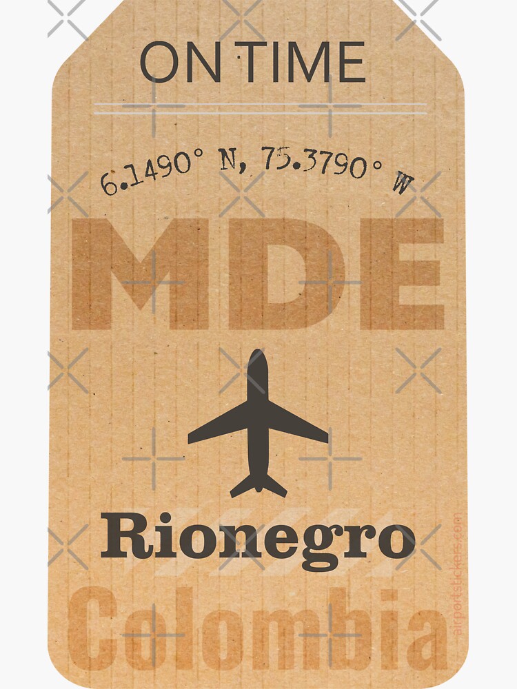 "MDE Rionegro" Sticker by Aviators | Redbubble