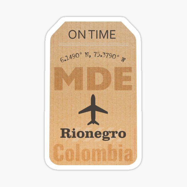 "MDE Rionegro" Sticker by Aviators | Redbubble