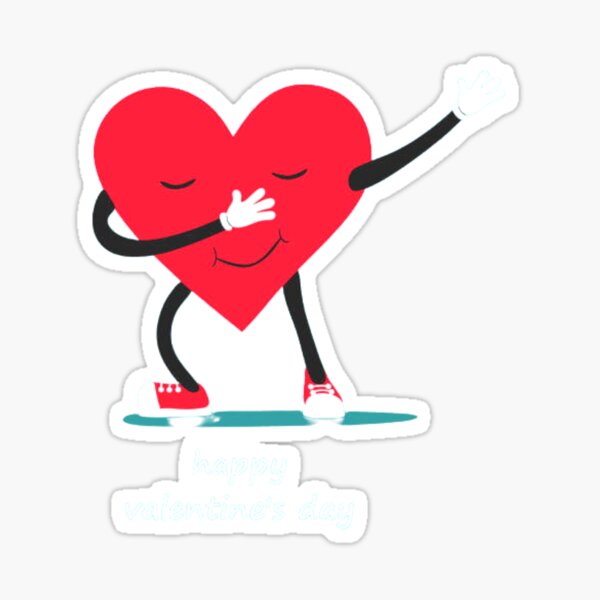 "Copy of Boys Valentines Day Kids Dabbing Heart Love Dab Dance Gifts ...