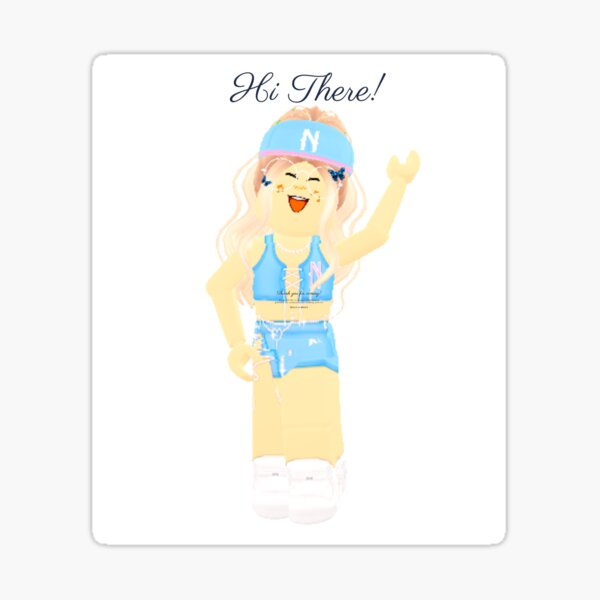 "Roblox Cool Girl" Sticker by SteveFdo | Redbubble