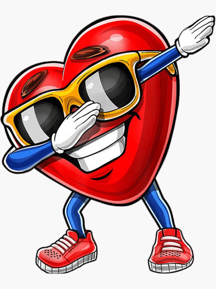 "Copy of Boys Valentines Day Kids Dabbing Heart Love Dab Dance Gifts ...