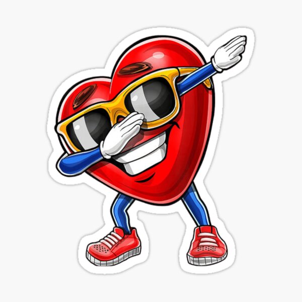 "Copy of Boys Valentines Day Kids Dabbing Heart Love Dab Dance Gifts ...