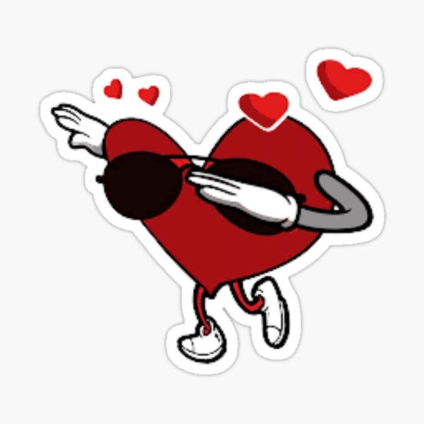 "Copy of Boys Valentines Day Kids Dabbing Heart Love Dab Dance Gifts ...
