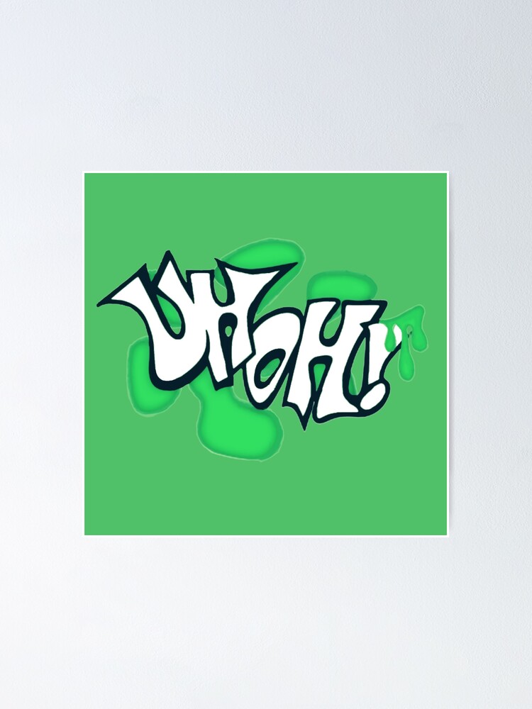 "ORIGINAL DRAWN Uh Oh 90's Kids Game Show" Poster for Sale by SillyFun ...